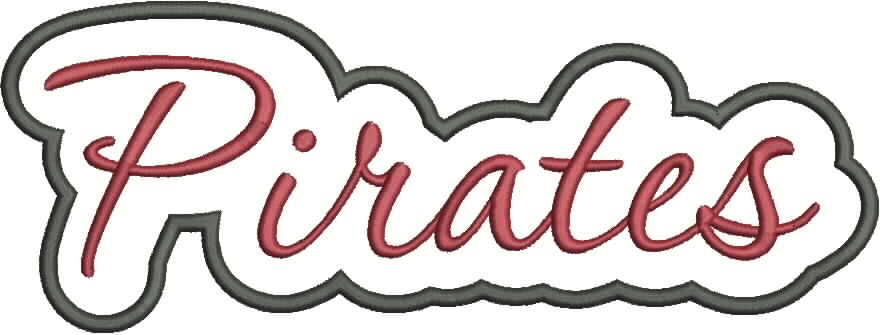 Pirates Applique Script