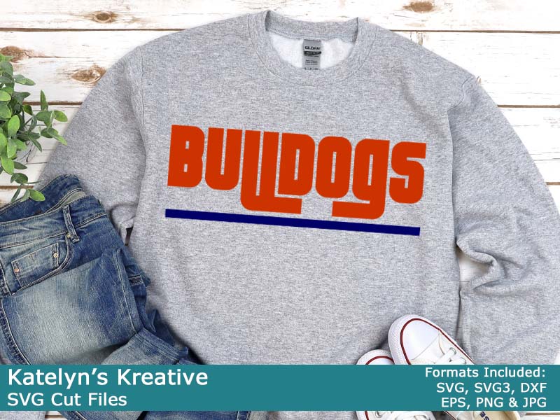 Bulldogs Block SVG Files