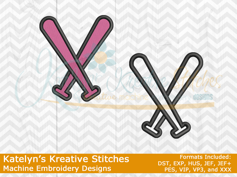 Softball Bats - Filled and Outline Versions