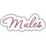 Mules Applique Script