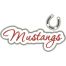 Mustangs Applique Script