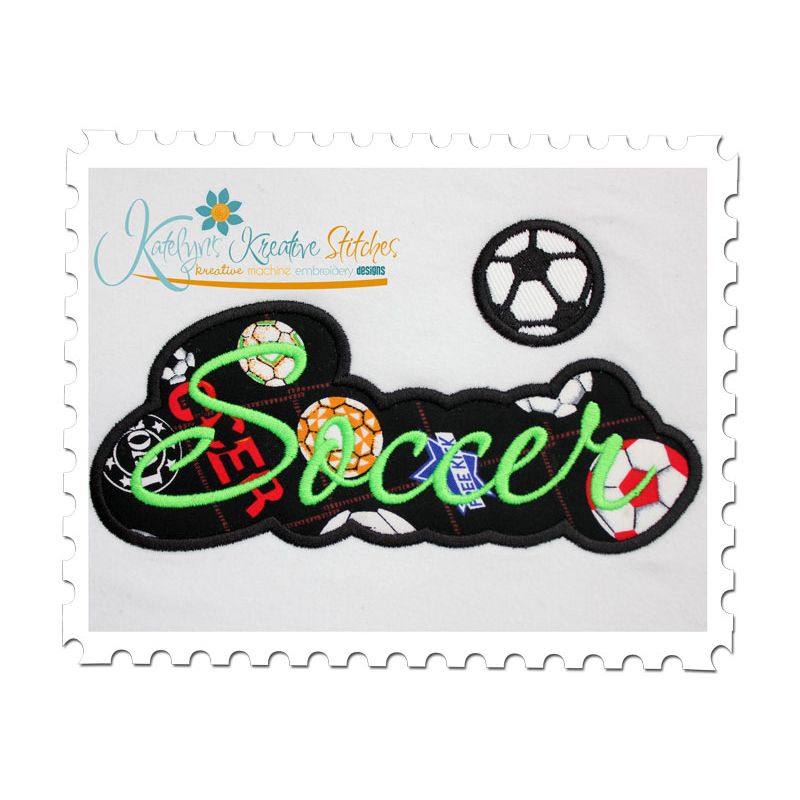 Soccer Applique Script