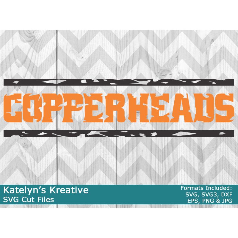Copperheads Distressed SVG Files