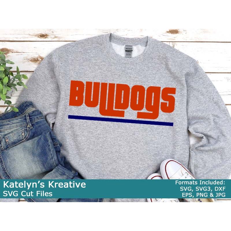 Bulldogs Block SVG Files