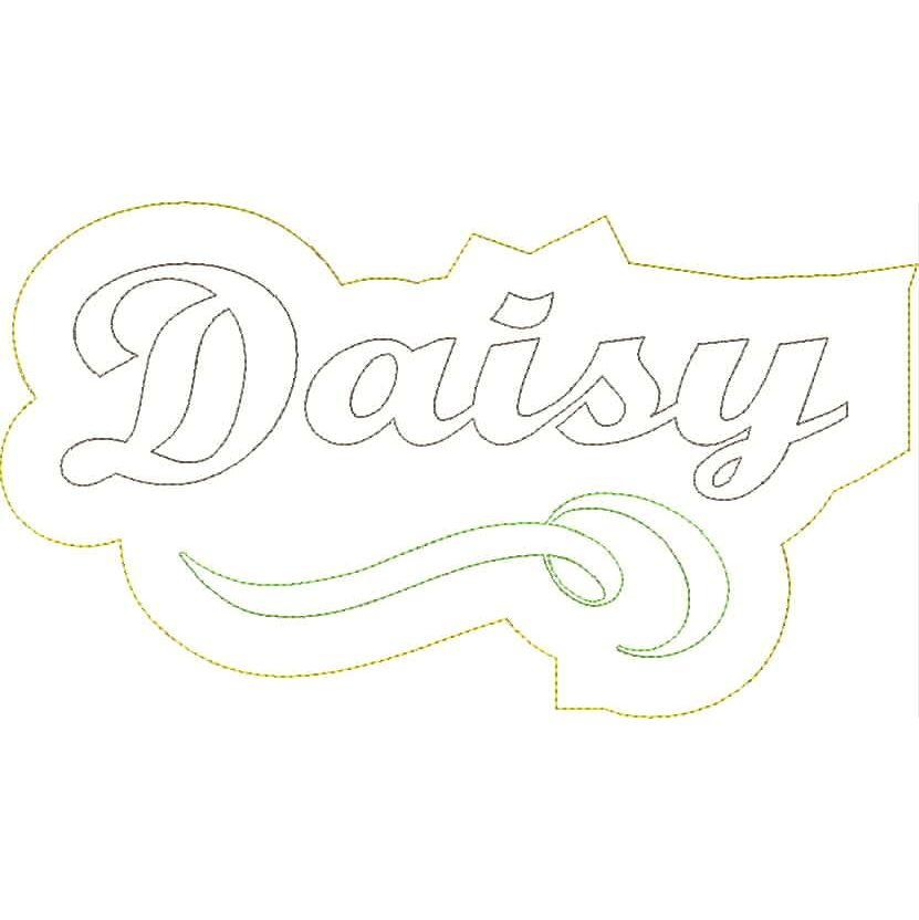 Daisy Distressed Applique